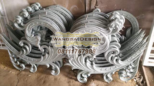 JUAL Ornamen Tempa Ekoran - Pagar Besi Tempa Mewah Klasik Minimalis ...