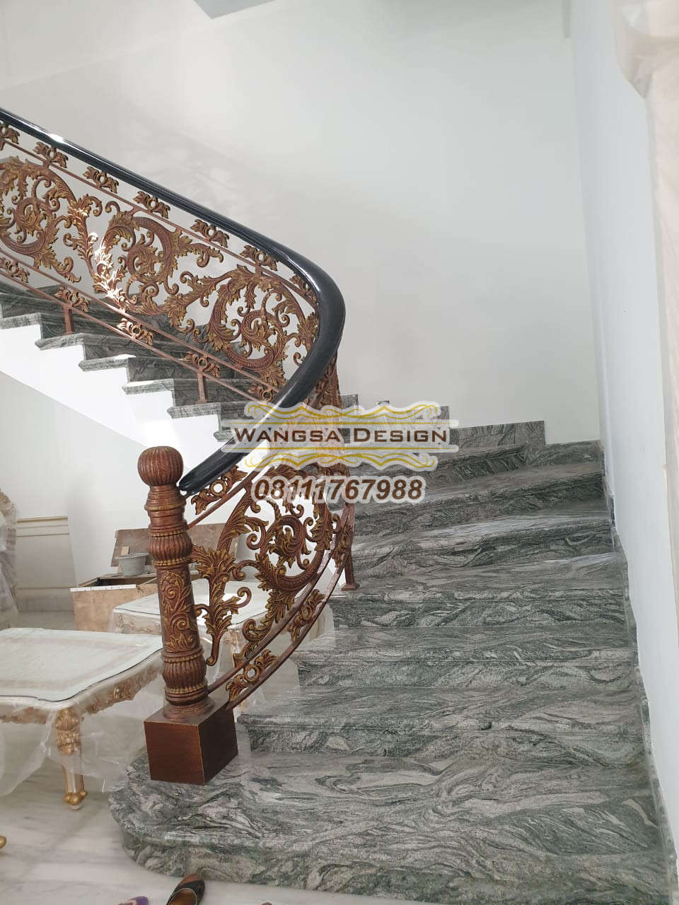 Proyek : Railing Tangga Besi Tempa di Muara Karang - Pagar Besi Tempa ...